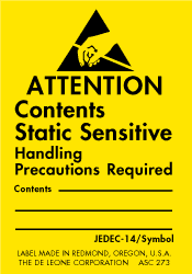 Anti-Static Labels
