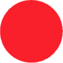 Red Circle Labels 1" Diameter