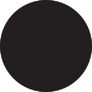 Black Circle Labels 1" Diameter