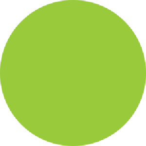 Fluorescent Green Circle Labels 4" Diameter