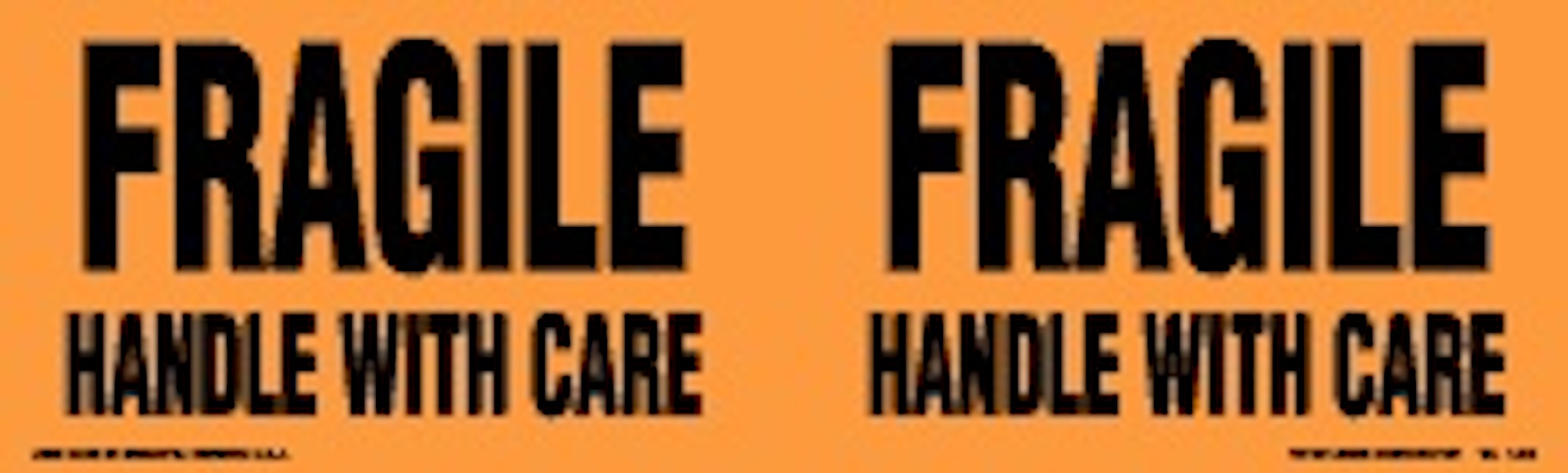 Fragile and Glass Labels