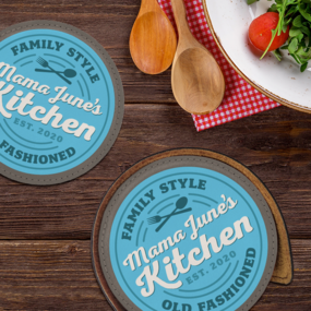 Print Your Design On Leatherette Coasters (Set of 6) - Free Shipping!