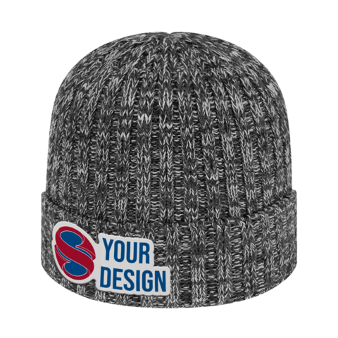 Custom Heather Knitted Cap - Free Shipping | StickersStickers