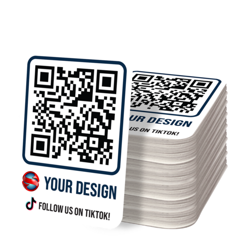 Custom Social Media QR Code Stickers