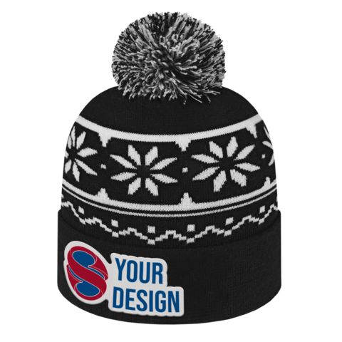 Custom Snowflake Beanie - Free Shipping | StickersStickers