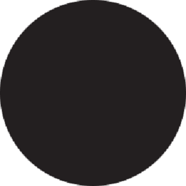 Black Circle Labels 2" Diameter