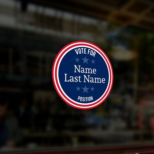 Political Campaign Circle Stickers