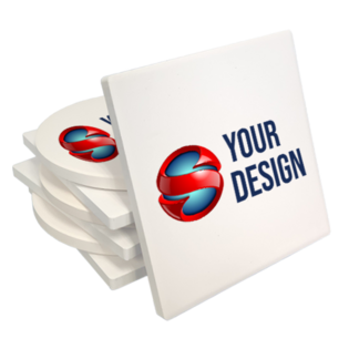 Branded Custom Coasters: Promotional Coasters | Free Shipping