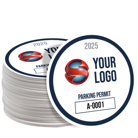 Custom Circle Parking Permits - Design Your Permit Online!
