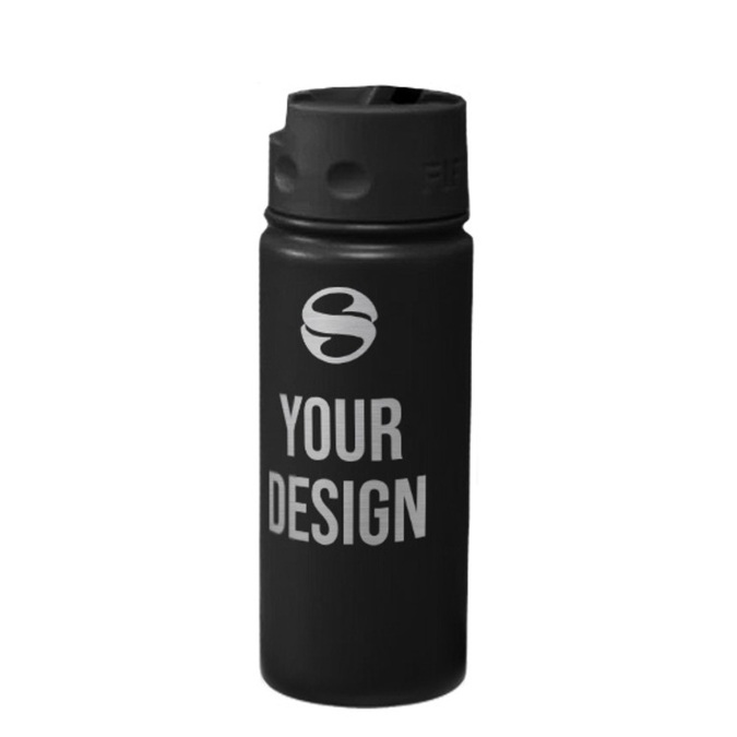 Custom Laser-Engraved Water Bottles (16 oz) - No Minimums