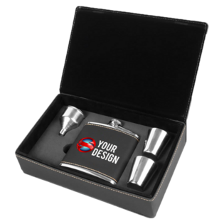 Custom Flasks - Personalized Laser Engraved or UV Printed