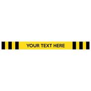 Straight Line Floor Marker Stickers | Printed Vinyl Floor Graphics