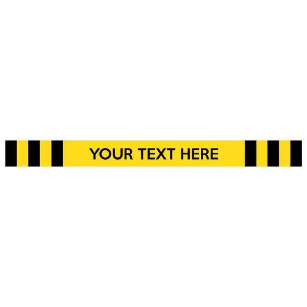 Straight Line Floor Marker Stickers | Printed Vinyl Floor Graphics
