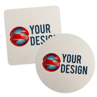 Coasters Customized With Your Logo Or Design - Free Shipping!