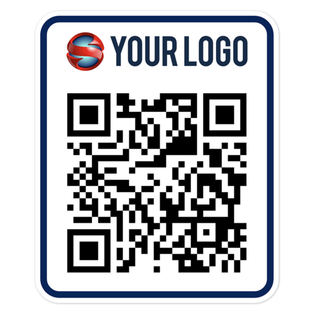Custom Branded QR Code Stickers Enhance Your Online Presence!