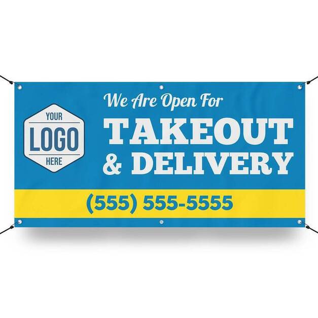 Custom Delivery Signs | Open for Business Banner