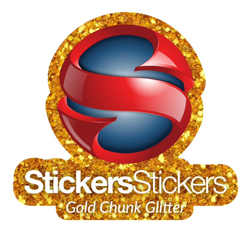 Gold Chunk Glitter Material Sample