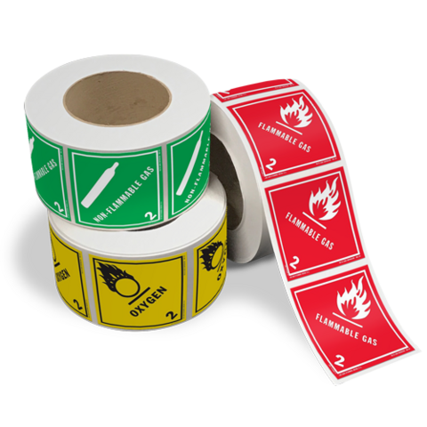 Class 2 Hazmat Warning Labels