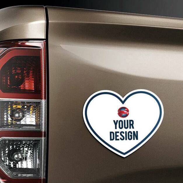 Custom Heart Shaped Magnets | Outdoor and Indoor Magnets