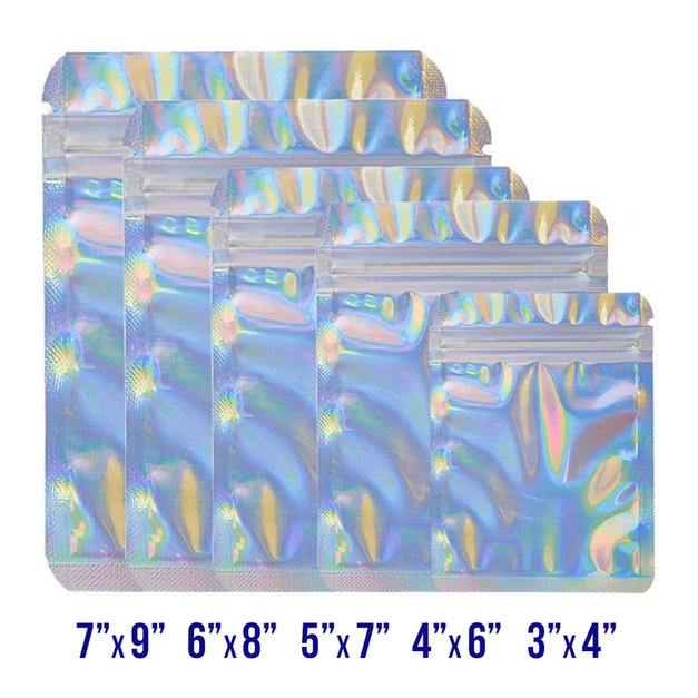 Labeled Holographic Resealable Bags for Stickers & More!