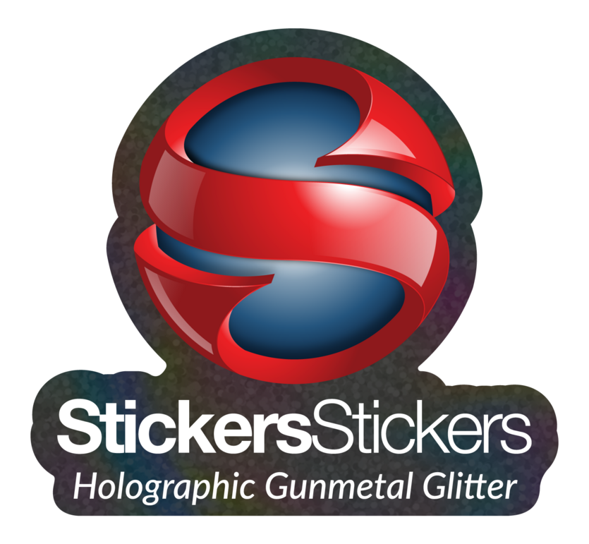 Holographic Gunmetal Glitter Material Sample