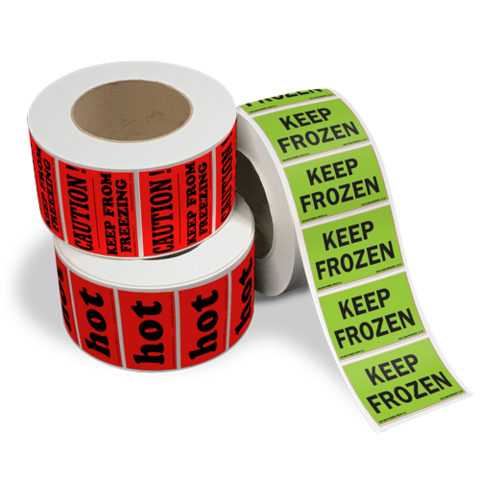 Hot & Cold Labels for Temperature Sensitivity