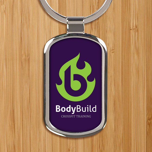 Create A Custom Printed Rectangle Key Chain With Your Design or Image!