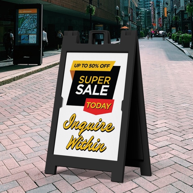Custom Large Heavy Duty A-Frame Sign | Sandwich Sign Board