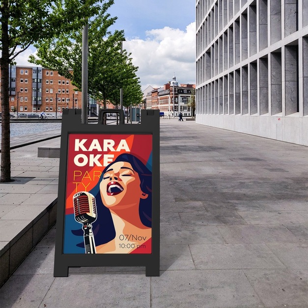 Custom Large Heavy Duty A-Frame Sign | Sandwich Sign Board