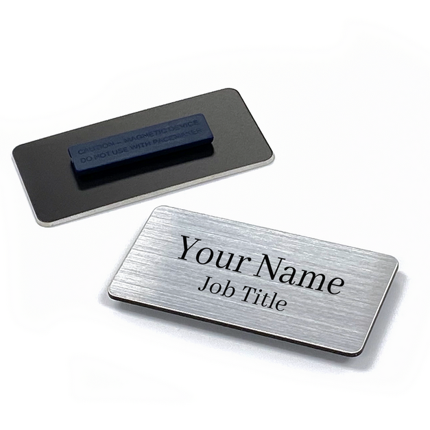 Custom Large Rectangle Name Tags - Full Color Print - Free Shipping!