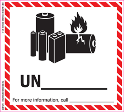 Battery Labels and Stickers - Free Shipping - Wholesale Prices