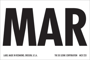 Color Coded Month Labels for Organization