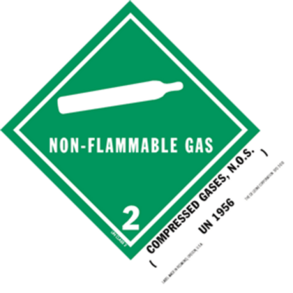 Class 2 Hazmat Warning Labels