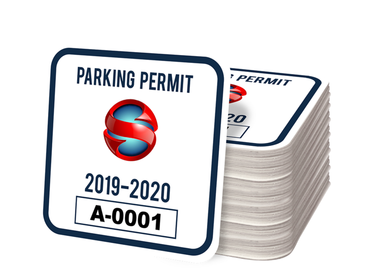 Customized Parking Permits & Hang Tags | StickersStickers