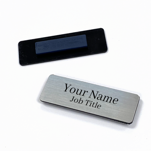 Custom Plastic Rectangle Name Tags for Your Business