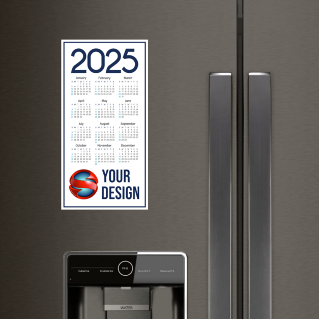 Custom Tall Calendar Magnets | 2025 Calendar Year