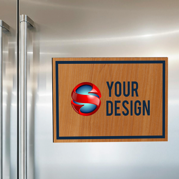 Customizable Printed Wood Magnets | Free Shipping | No Minimums