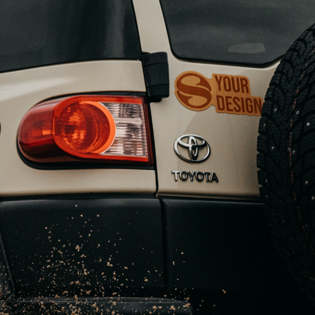 Custom Wood Stickers Online