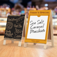 Custom Table Top Signs - Personalized Desk & Display Signage