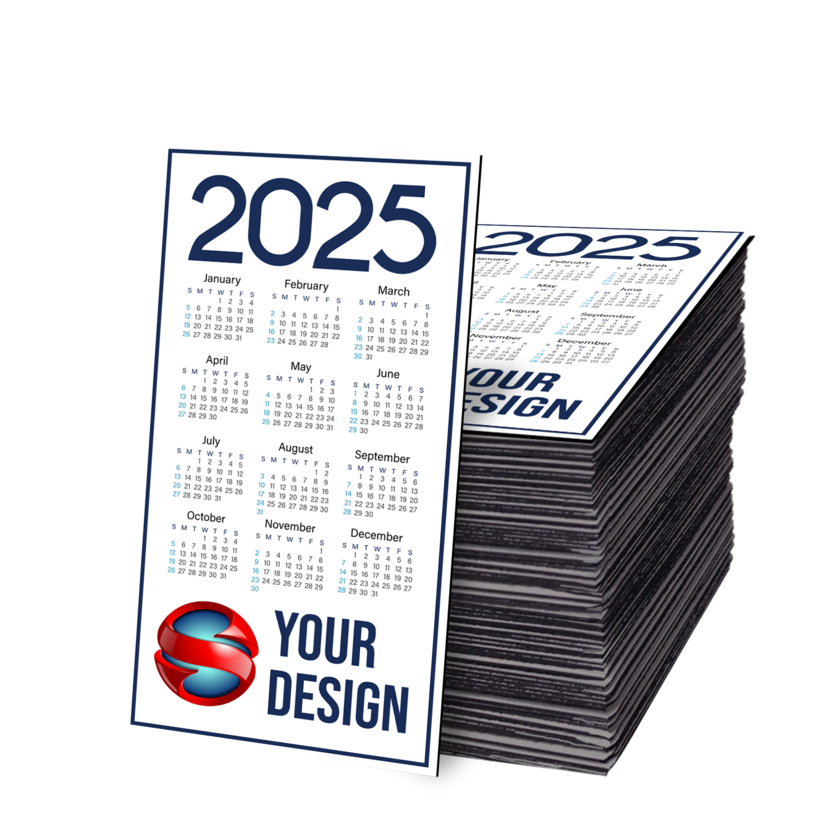 Custom Tall Calendar Magnets | 2025 Calendar Year