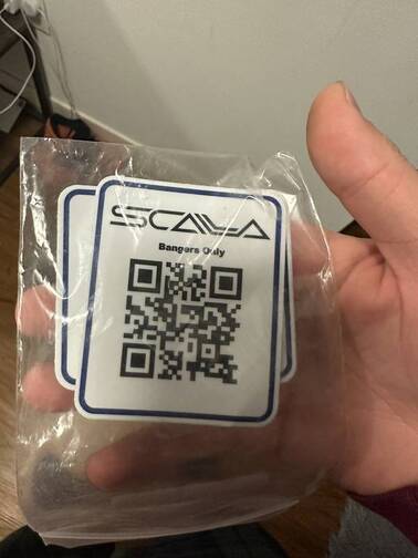 Custom Social Media QR Code Stickers