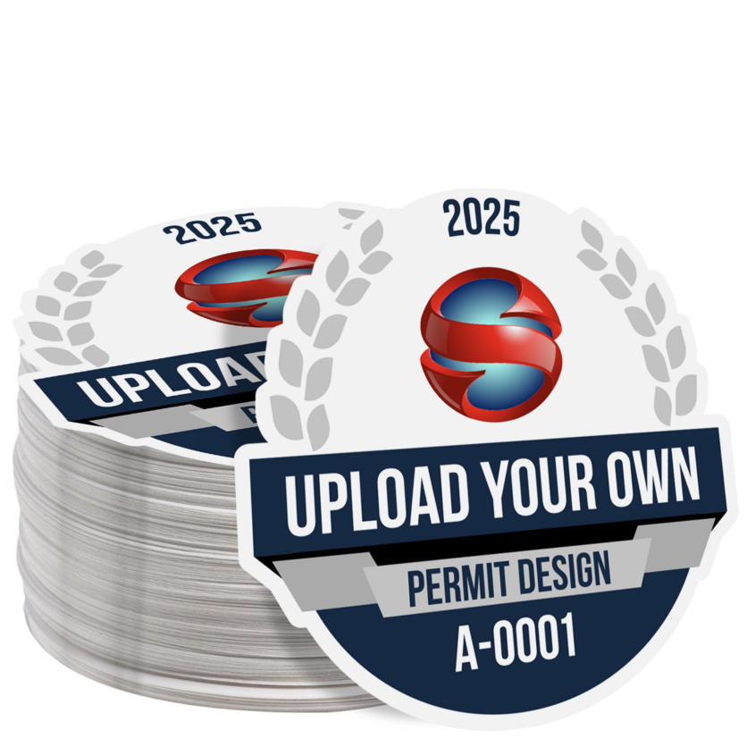 Upload A Custom Parking Permit Design - Free Shipping, No Minimums