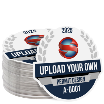 Upload A Custom Parking Permit Design - Free Shipping, No Minimums