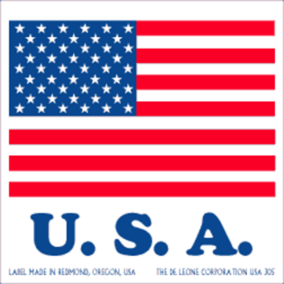 Patriotic U.S.A. Labels