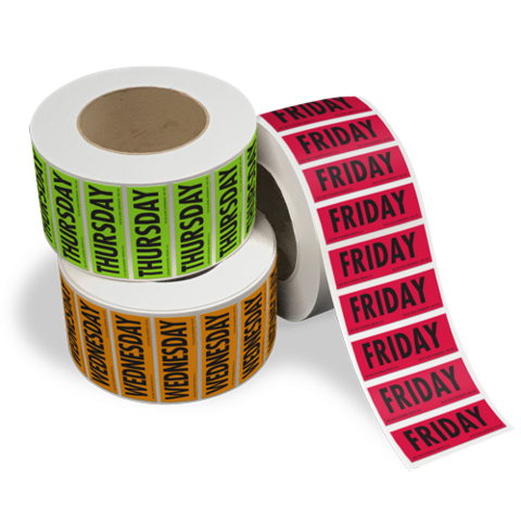 Days of the Week Labels for Organization