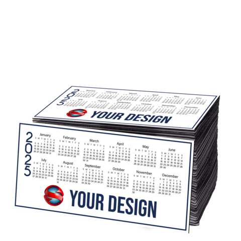 Custom Wide Calendar Magnets | 2025 Calendar Year