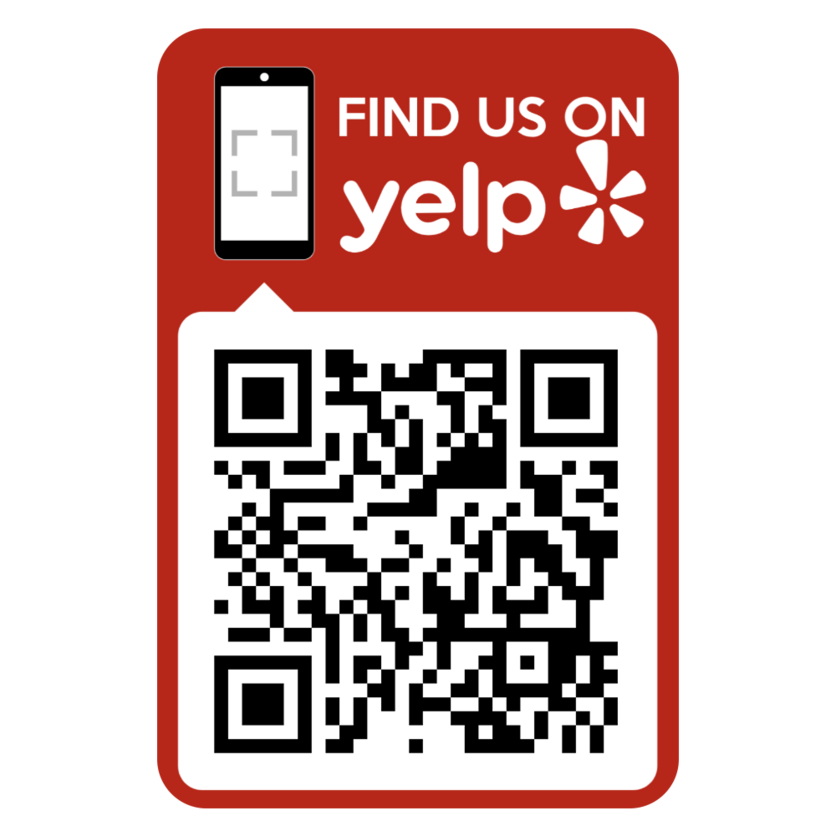 Get More Reviews With Custom Yelp QR Code Stickers!