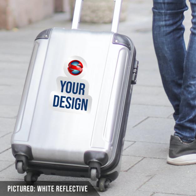Reflective Vinyl Stickers With Your Design - Free Shipping!