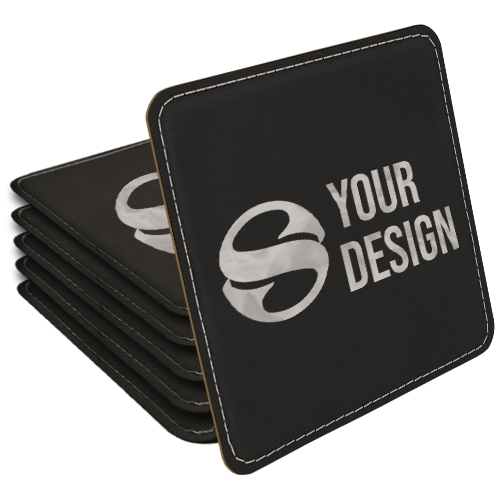 Coasters Customized With Your Logo Or Design - Free Shipping!