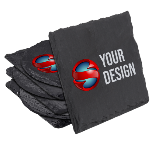 Coasters Customized With Your Logo Or Design - Free Shipping!